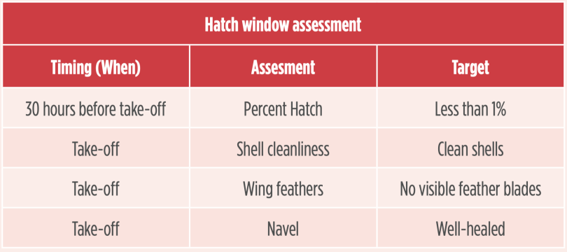 Hatcher management programs